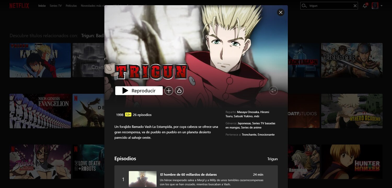 Trigun y Trigun Stampede: Dónde ver todo el anime
