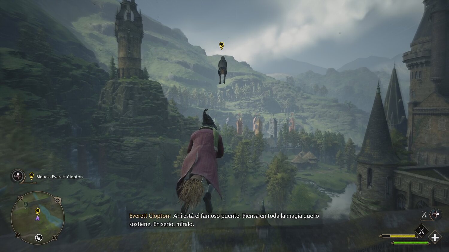 Hogwarts Legacy: cómo completar la misión 'Clase de vuelo?