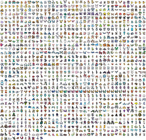 Pokémon ve filtrados TODOS los sprites pertenecientes a la 9ª generación