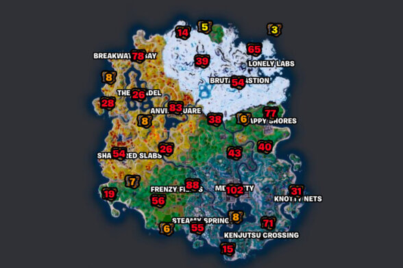 Fortnite: These Are The 5 Best Places To Fall In Season 2