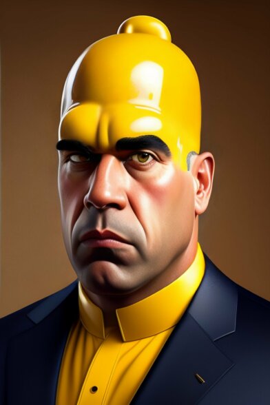 ¿Como seria Homer Simpson en la vida real? La IA se lo imagina (y da ...
