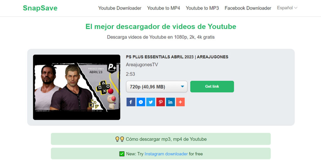 Las mejores webs para descargar vídeos de YouTube gratis y legal [abril ...
