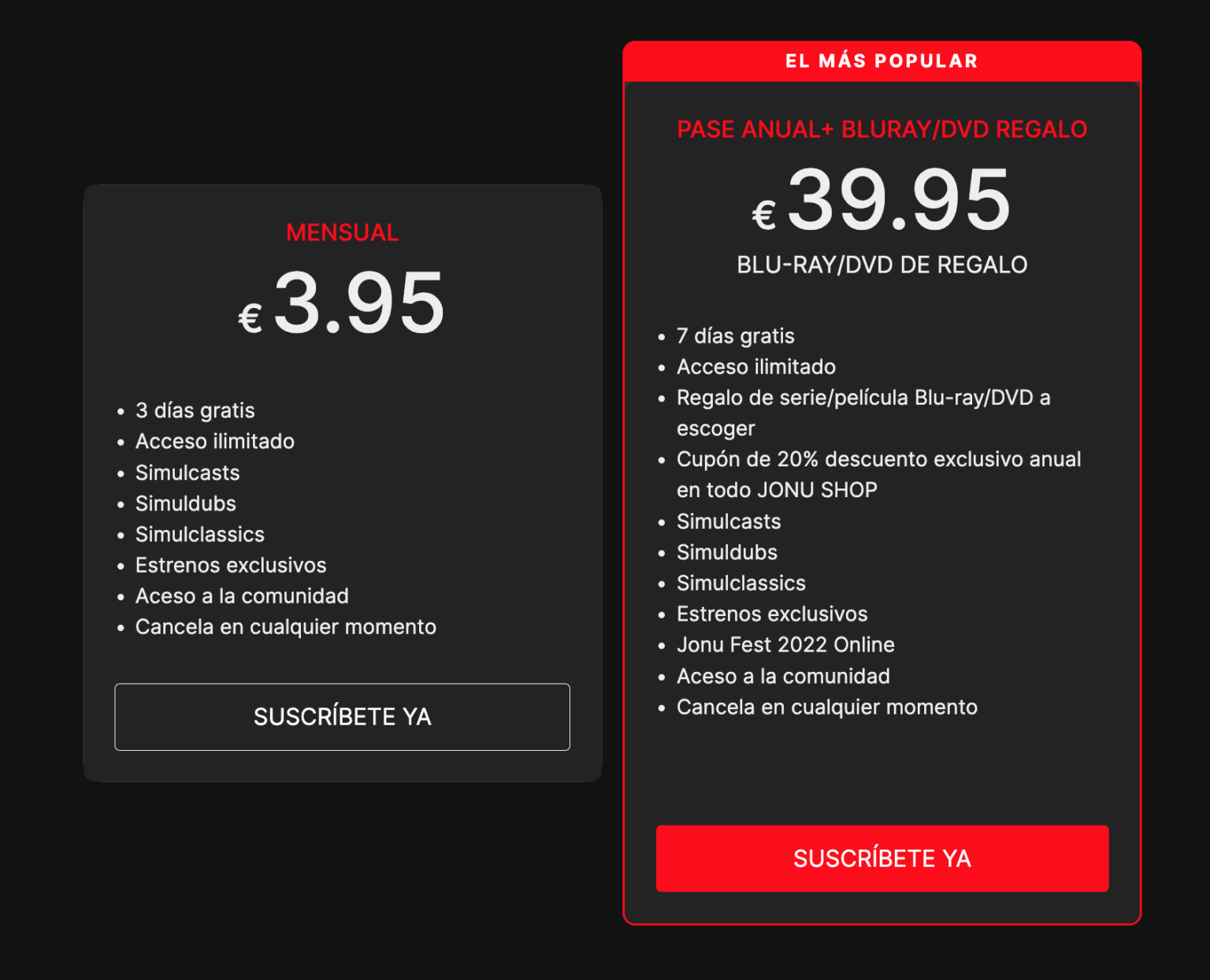 Jonu Play, la plataforma que has de tener en cuenta si te gusta el anime