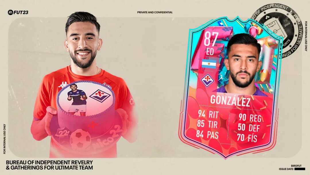 Fifa 23 ¿merece La Pena Nicolás González Fut Birthday Solución Del Sbc