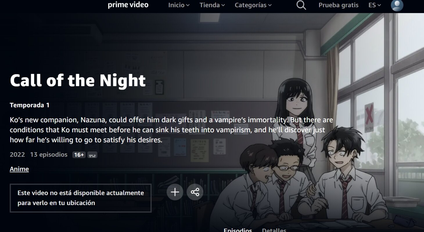 Yofukashi no Uta (Call of the Night): dónde ver al completo este gran ...