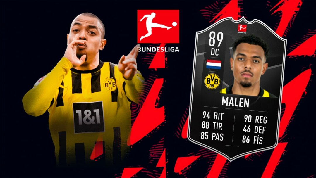 FIFA 23: ¿Merece la pena Donyell Malen POTM de la Bundesliga? + Solución del SBC