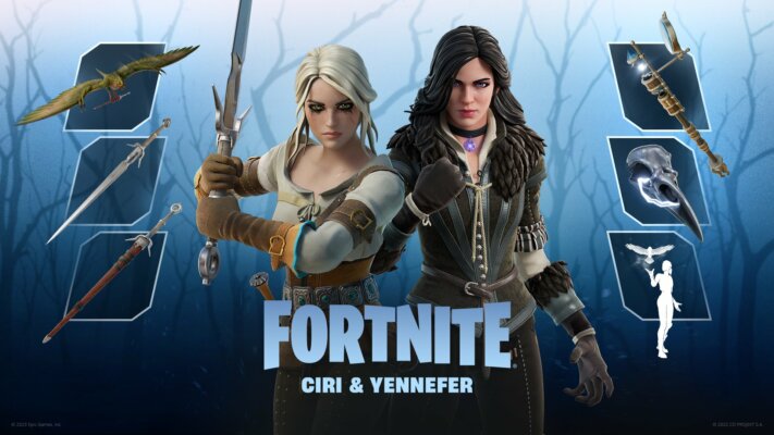 Fortnite revela las nuevas skins de Ciri y Yennefer de The Witcher ...