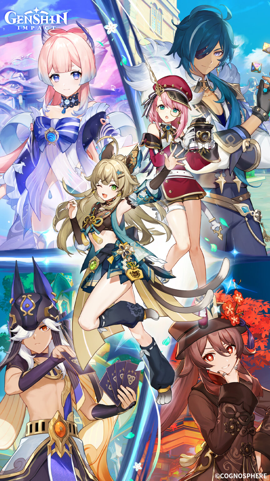 Genshin Impact ha lanzado nuevos wallpapers oficiales que puedes descargar aquí en distintos tamaños