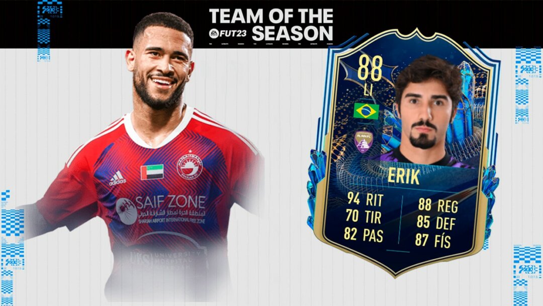 FIFA 23: ¿Merece la pena Erik TOTS? + Solución del SBC