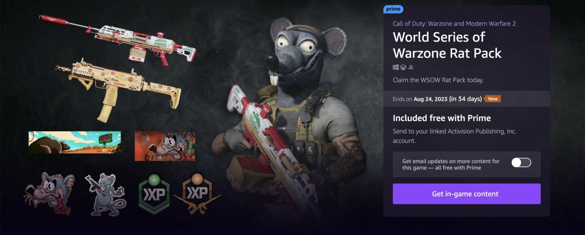 Cómo conseguir GRATIS una nueva skin de rata en Warzone 2 y hasta 8 ...