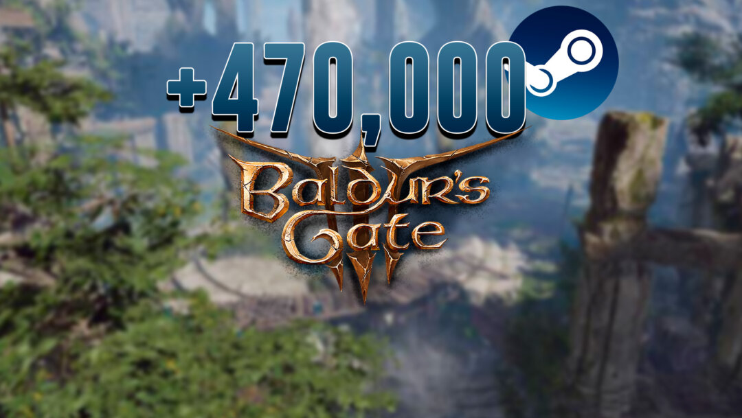 Baldur's Gate 3 arrasa en su debut con más de 470,000 jugadores simultáneos en Steam