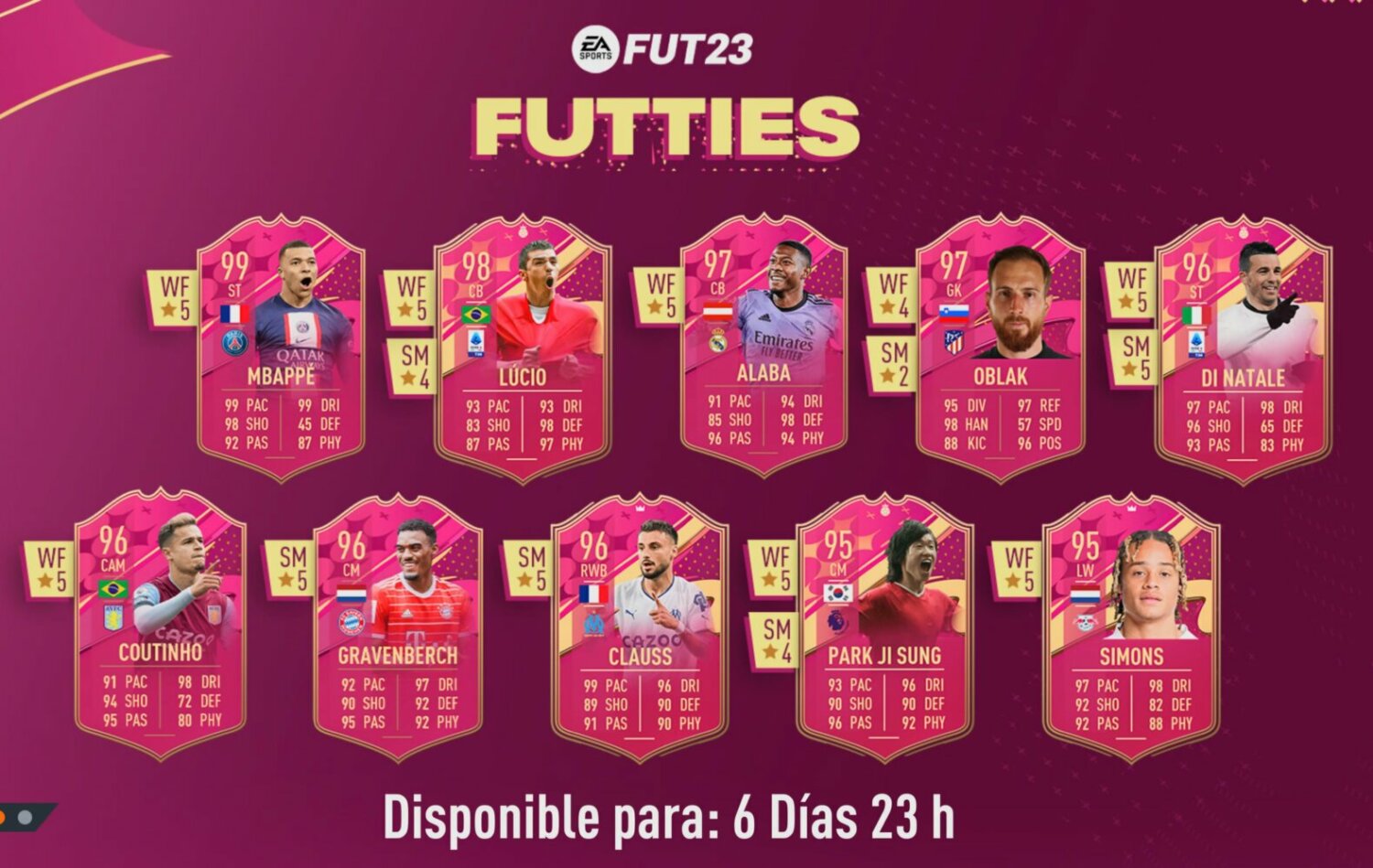 FIFA 23: este FUTTIES Prémium ha actualizado sus estrellas y ahora es muy interesante