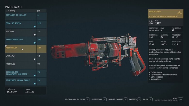 Starfield: esta es la lista completa de todas sus armas; ¿Cuáles son ...