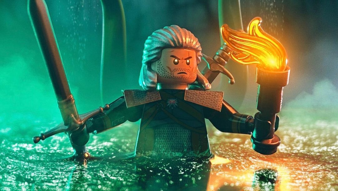 Un fan crea un set de LEGO de The Witcher tan brutal que lo ha ...