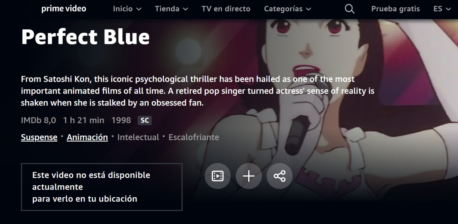Perfect Blue: ¿Netflix, Amazon? Te explico dónde ver esta obra maestra ...