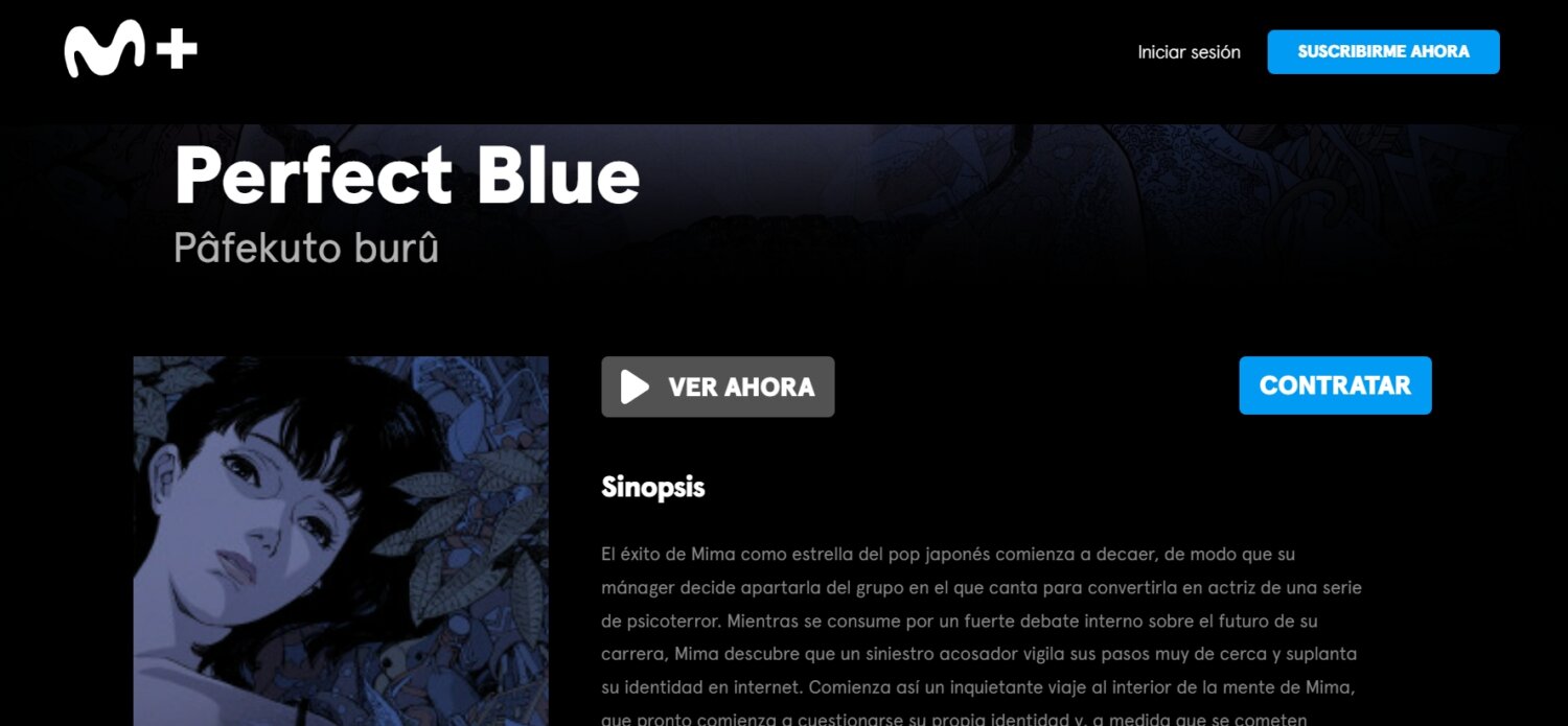 Perfect Blue: ¿Netflix, Amazon? Te explico dónde ver esta obra maestra ...