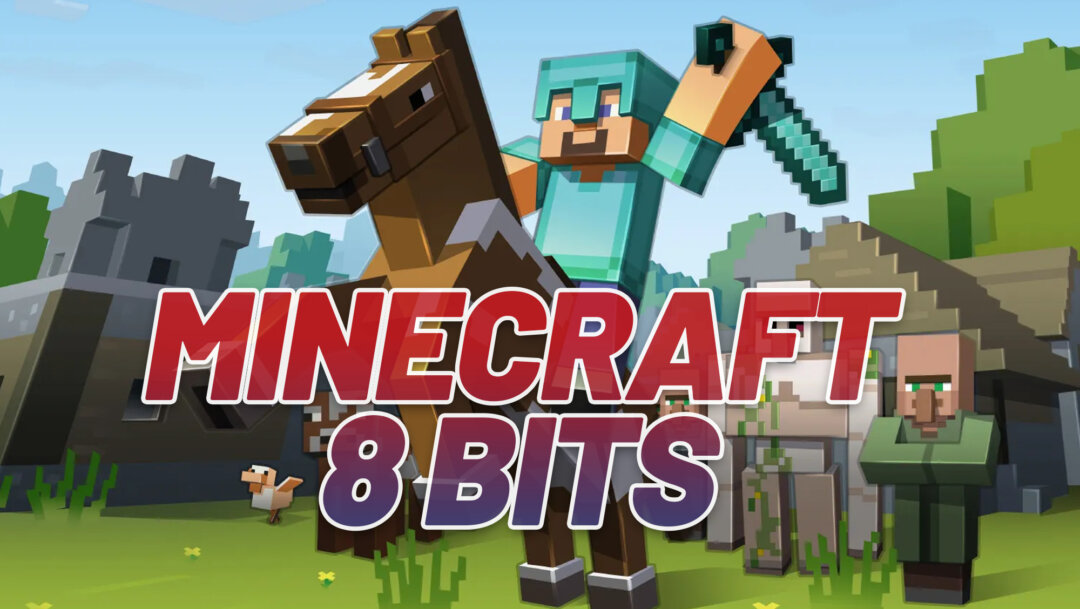Un youtuber logra crear una versión de 8 bits de Minecraft y el ...