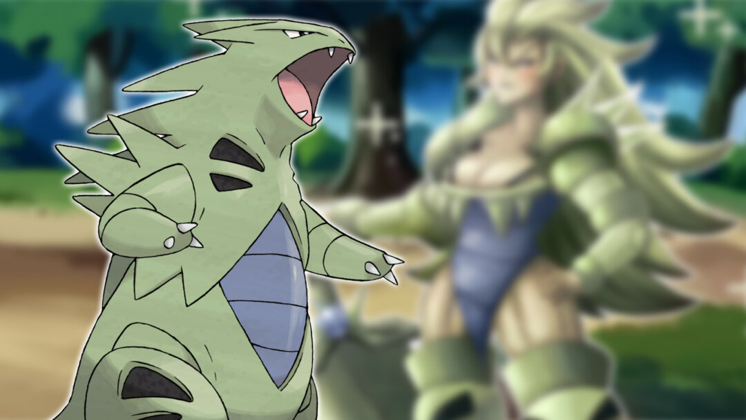 Fan de Pokémon diseña a un Tyranitar como si fuese una humana con un resultado espectacular