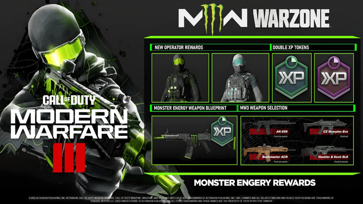 Modern Warfare 3: Estas son las recompensas GRATIS de la colaboración ...