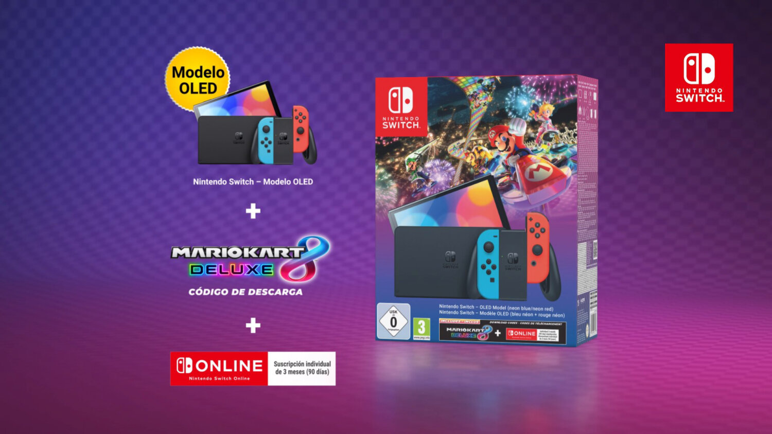 Anunciado un nuevo pack de Nintendo Switch OLED con Mario Kart 8 Deluxe ...