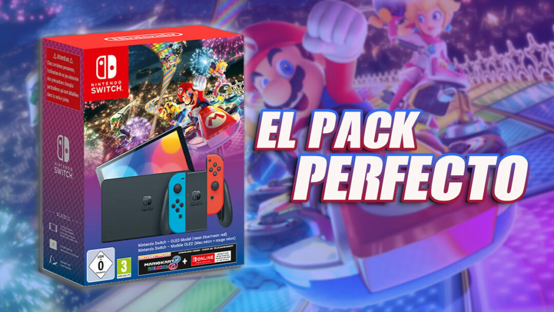 Hazte con este fantástico pack de Nintendo Switch OLED que ya te espera ...