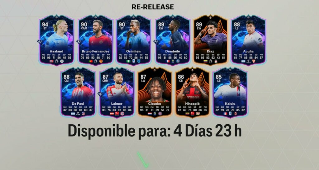 EA Sports FC 24: nuevos RTTK y algunos antiguos regresan a los sobres