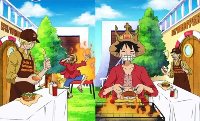 One Piece estrena una increíble colaboración con Burger King, ¿Llegará ...