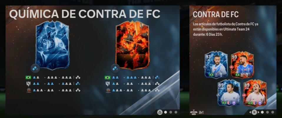 EA Sports FC 24: primer equipo FC Versus con una gran ventaja en la química