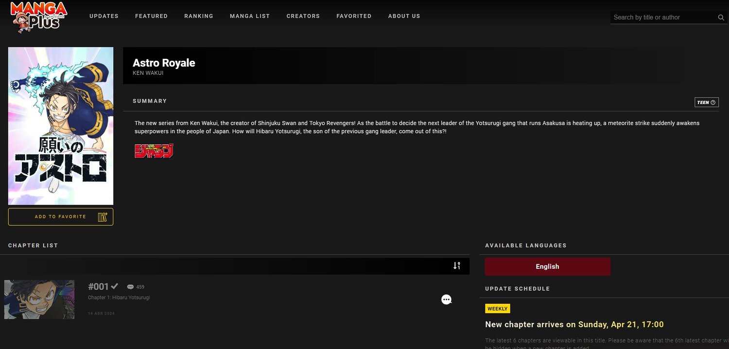 Astro Royale es lo nuevo del autor de Tokyo Revengers, y fusiona Yakuza ...