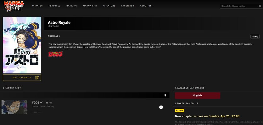 Astro Royale es lo nuevo del autor de Tokyo Revengers, y fusiona Yakuza ...