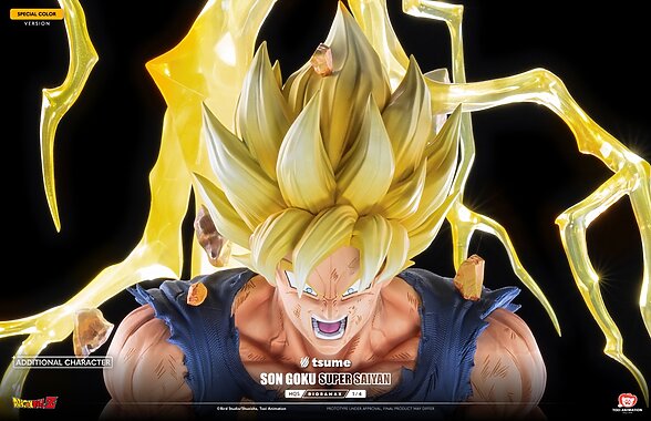 La resina definitiva de Goku Super Saiyan: esta nueva figura de Dragon ...