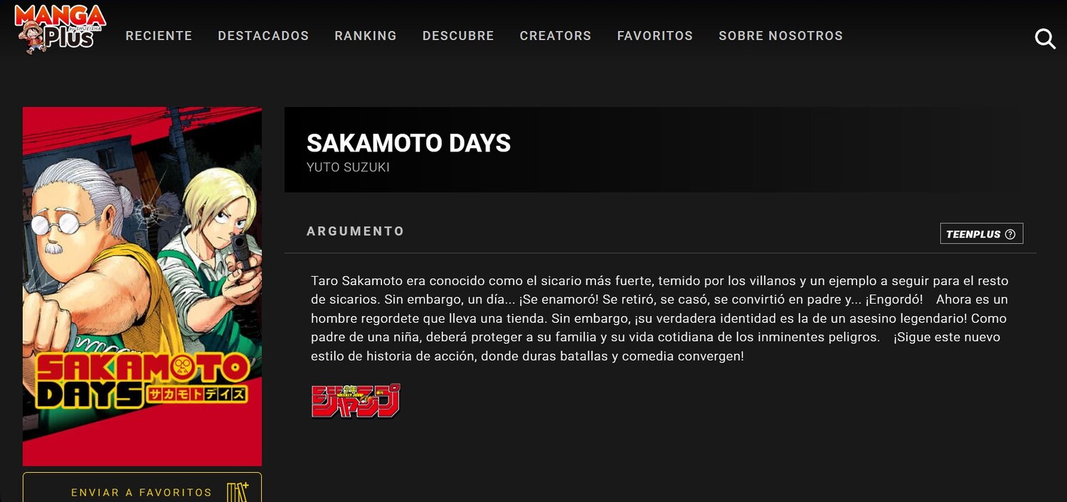 Sakamoto Days: dónde leer el manga online y en español