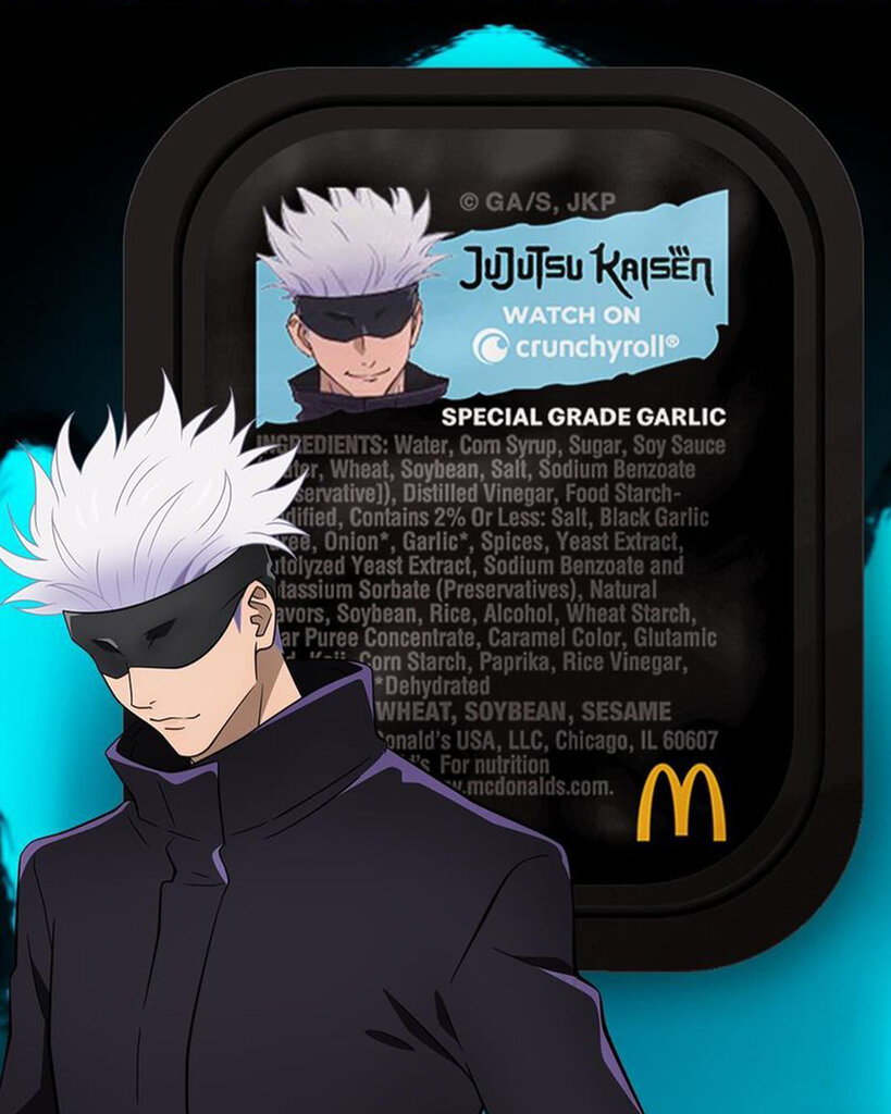 Así es la colaboración entre Jujutsu Kaisen y McDonald's: ¿llegará a ...