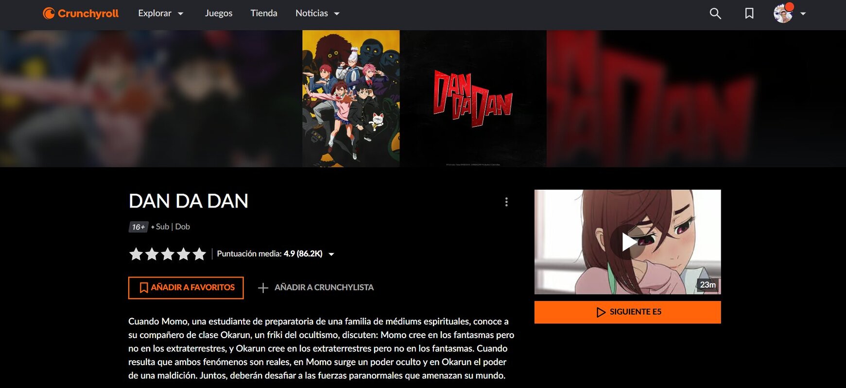 Dandadan: Dónde ver el anime online y en streaming