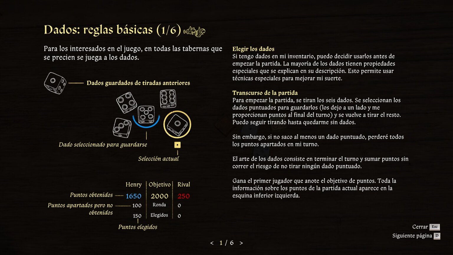 Cómo jugar a los dados en Kingdom Come Deliverance II: Domina el Farkle ...