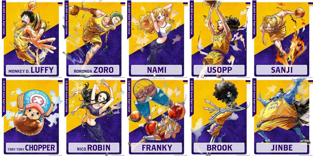 One Piece y Los Angeles Lakers se unen una sorprendente colaboración ...