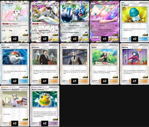 La mejor baraja de Arceus que arrasa en los torneos de JCC Pokémon Pocket