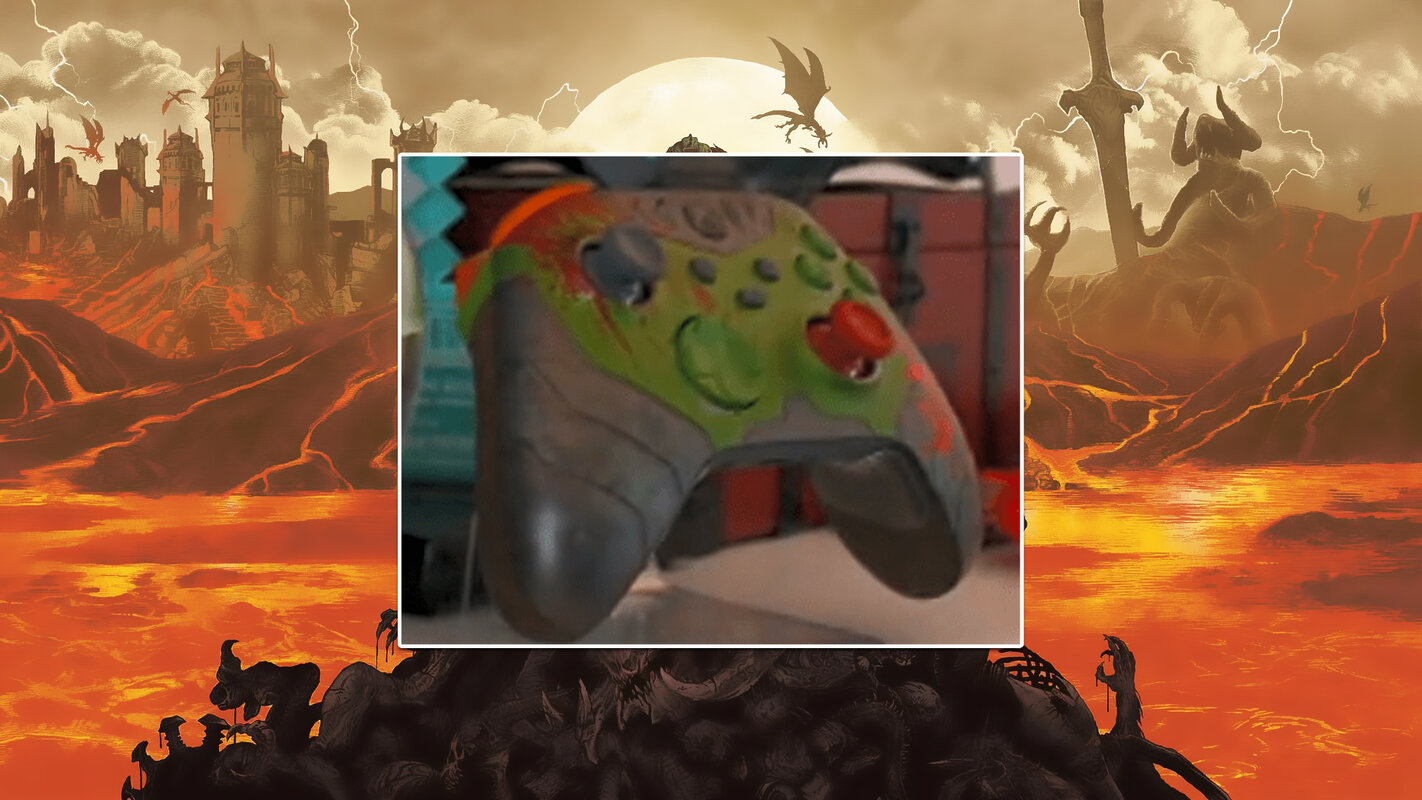 El nuevo mando de Doom: The Dark Ages para Xbox que luce increíble y ...