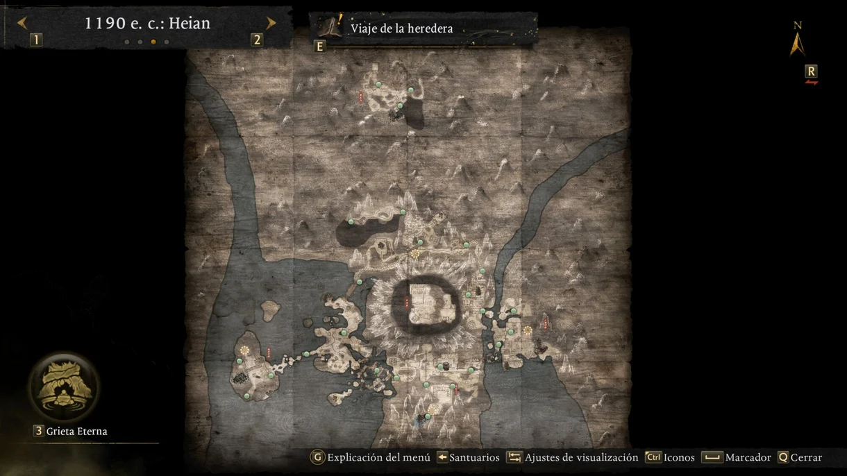 Todos los Mapas de Nioh 3: Recorrido Completo de Regiones y Periodos ...